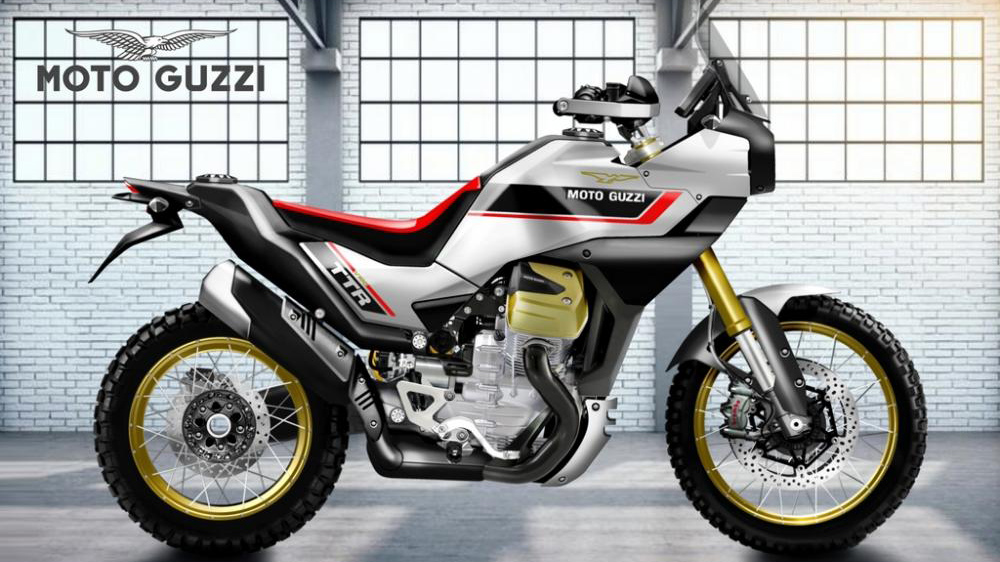 Moto guzzi V100 TTR: Χωμάτινο concept με 115 ίππους - moto guzzi