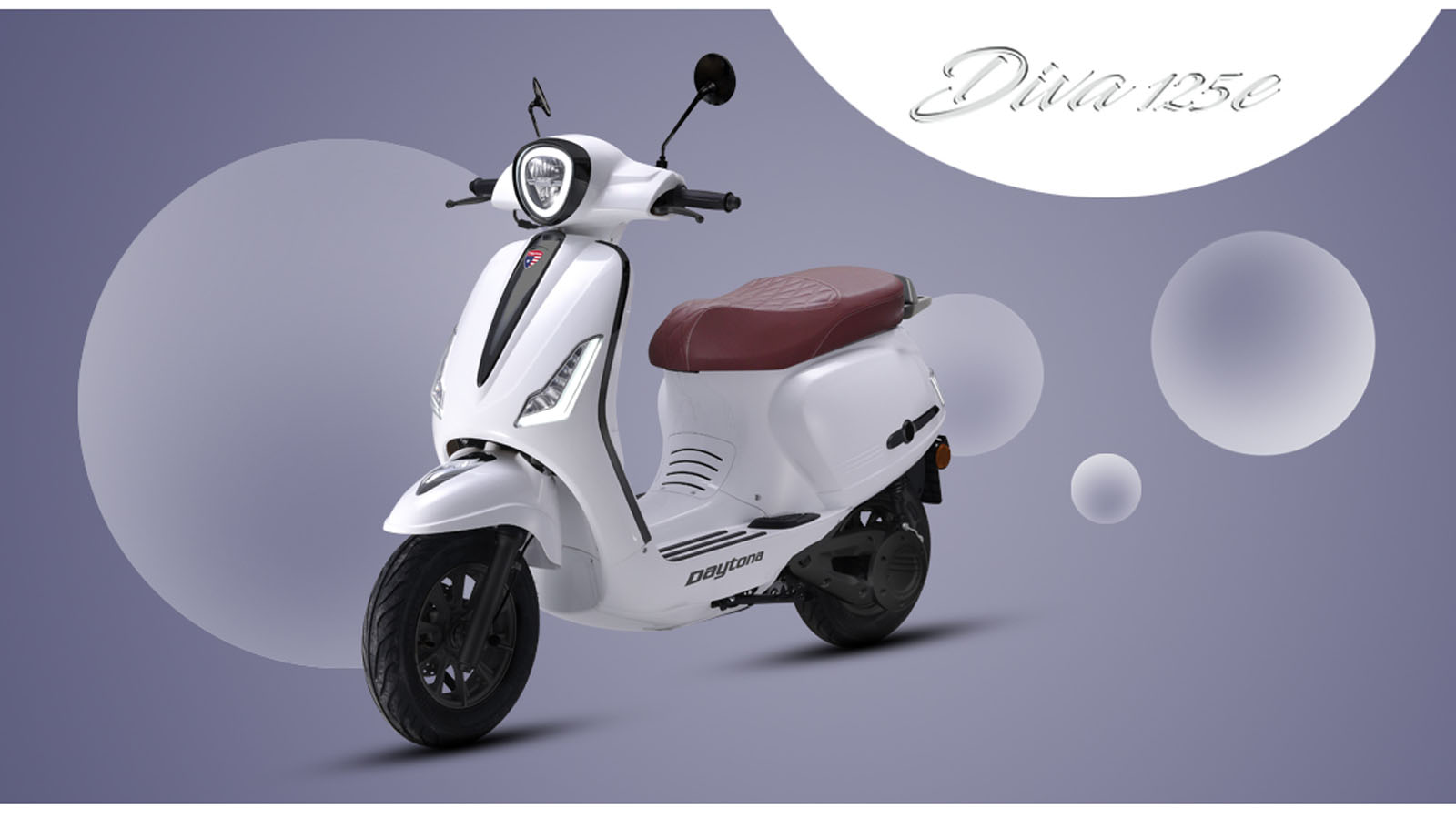 Daytona Diva 125e: Με τελική 80χλμ./ώρα και χώρο για ένα κράνος - daytona