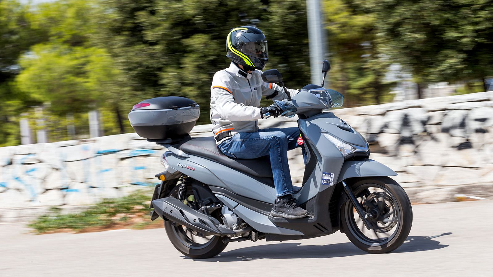 SYM HD 300 ABS / TCS Euro5 Test: Έτοιμο για κυριαρχία Σχεδίαση - - sym hd