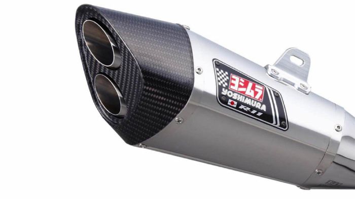 Yoshimura R11 Dual Inox Caerbon End