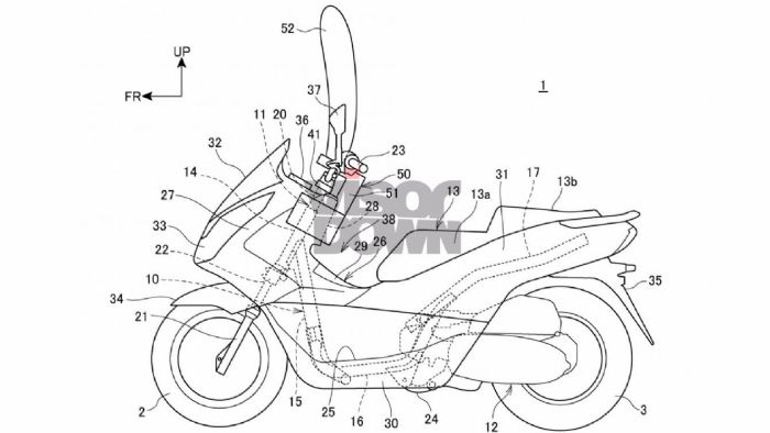 Honda: Πατέντες για PCX με...αερόσακο - honda